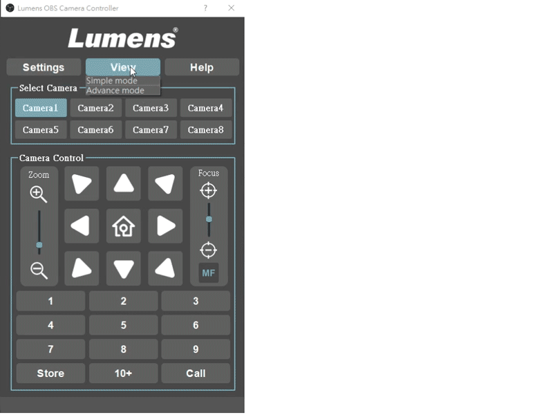 Obs Plugin And Dockable Controller Lumens